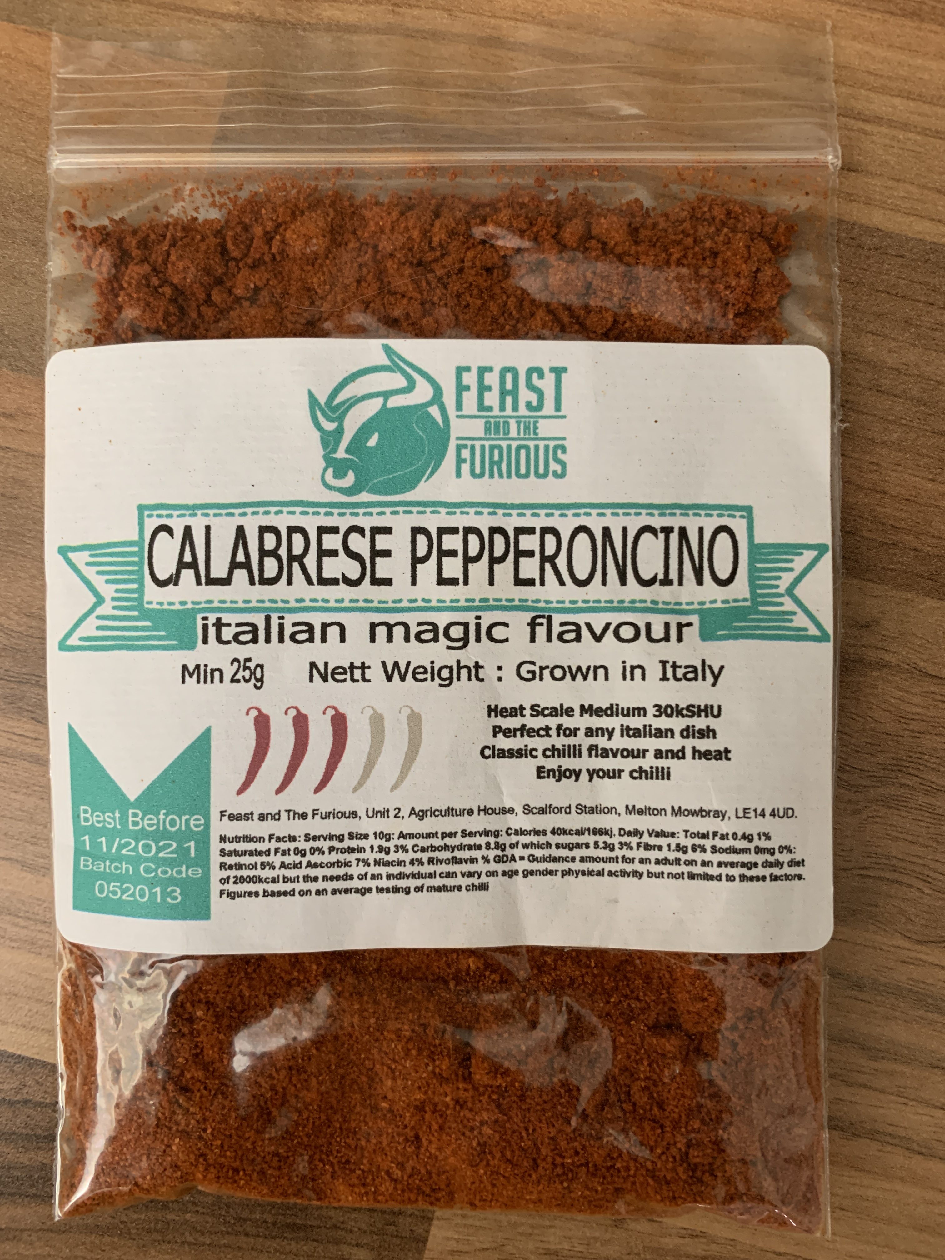 Calabrese Pepperoncino Italian Chilli Powder - Smoked Food Specialist